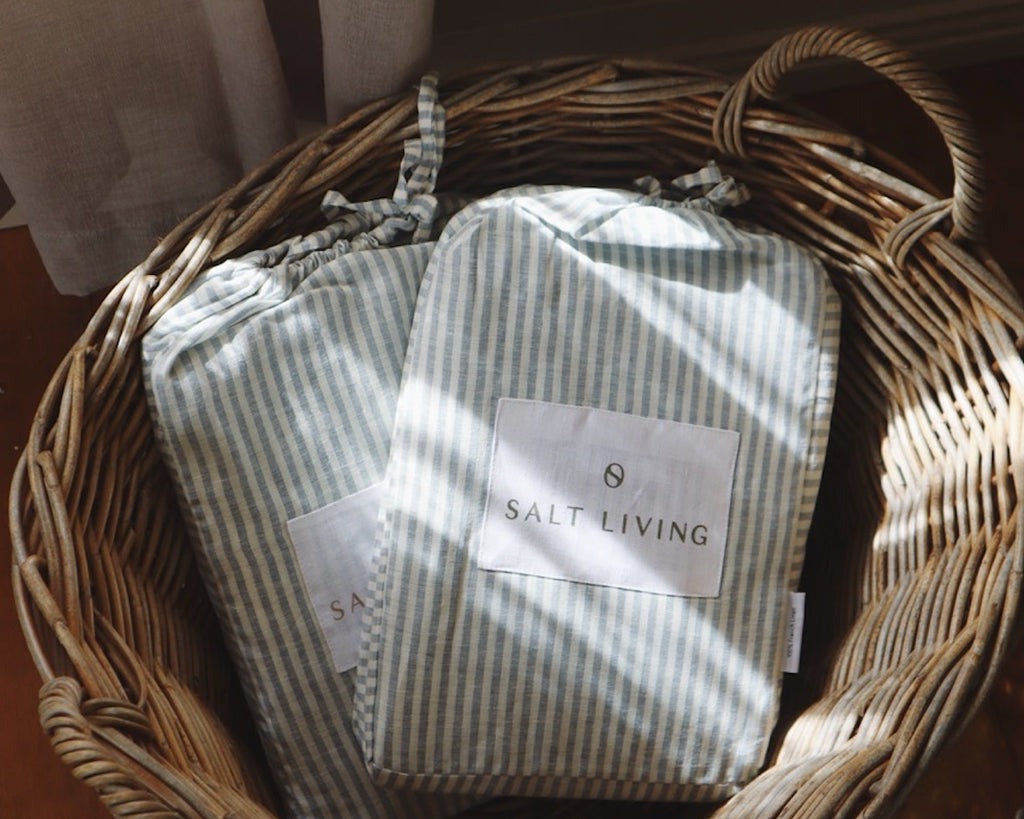 Salt Living's French Flax Linen Collection | Premium Bedding